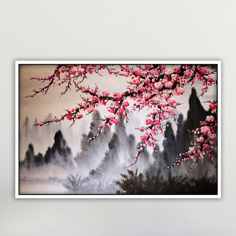 Tranh decor phòng khách, phòng trà, Tranh phong cảnh hữu tình – tranh ...
